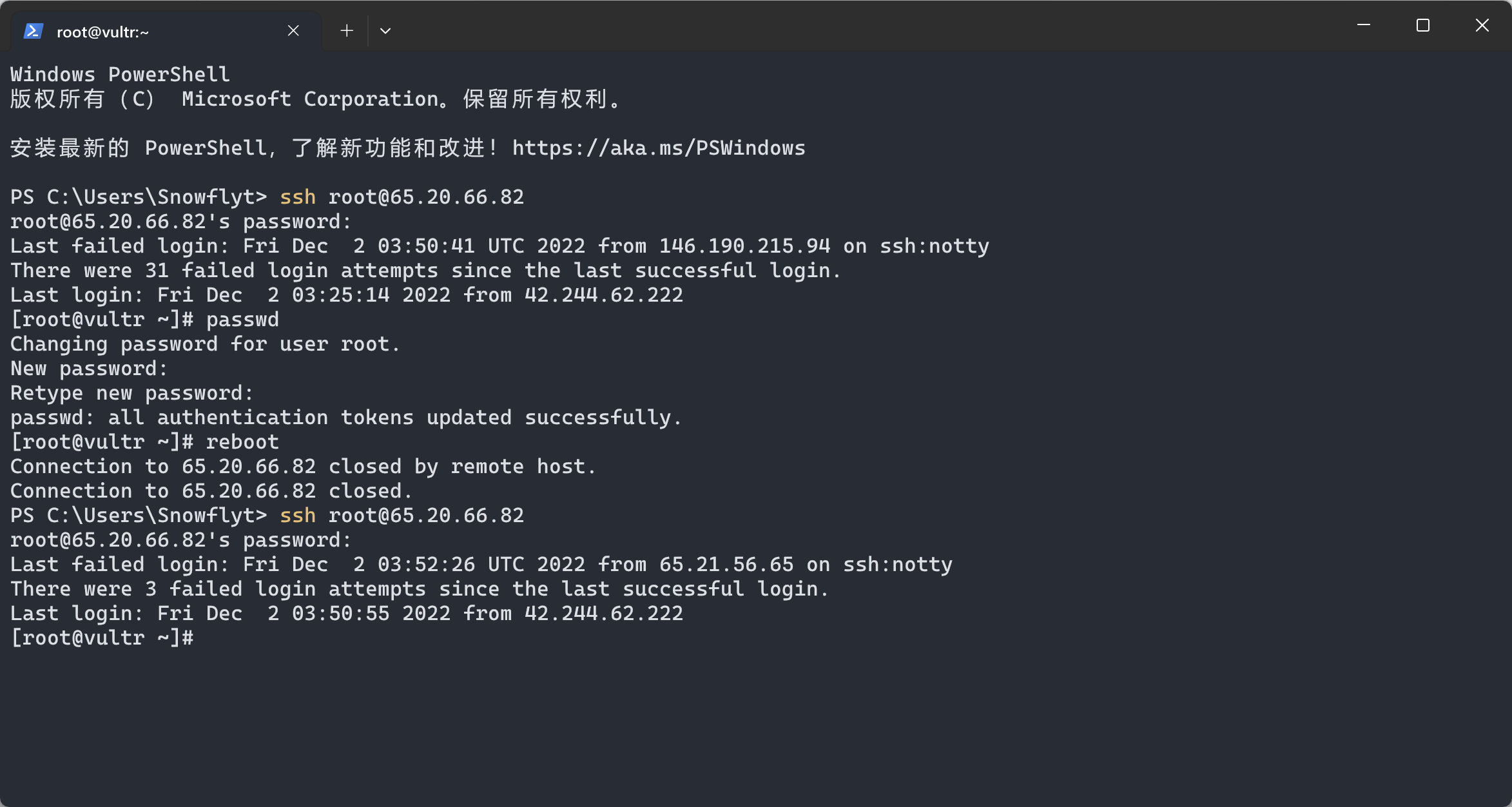 Vultr 自建梯子流程（使用 V2Ray） - Snowflyt的博客